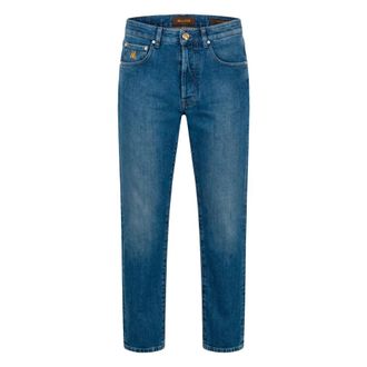 Moorer Slim-fit Jeans - - Jeans - Herren - Blau - W33