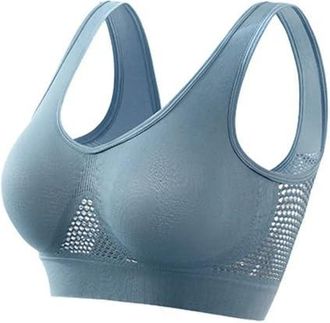 Generic CHJAN - Soutien-gorge grande taille pour femme, style d&eacute;contract&eacute;, pour la course &agrave; pied, le fitness, le yoga, la beaut&eacute;, le sport, sans bords en acie