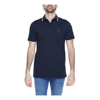HUGO BOSS Homme, Tops, Bleu, Taille: 2XL Polo Boutonn&eacute;