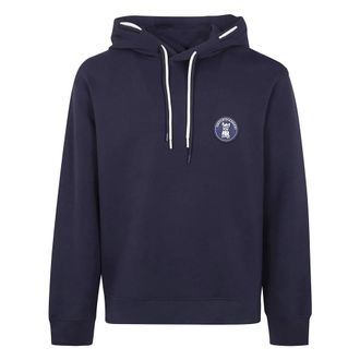 Emporio Armani Homme, Sweatshirts et sweats &agrave; capuche, Bleu, Taille: S SweaT-shirt stretch en jersey double