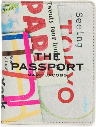 Marc Jacobs Marc Jacobs Womens The Passport CASE Wallet, White Multi