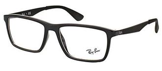 Ray-Ban Rayban homme 0RX 7056 2000 55 Lunettes de soleil, Noir (Shiny Black)