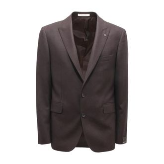 Tagliatore L6503 Abito Suit Wool/Cashmere Suit - - Jackets - Herren - Braun - XL