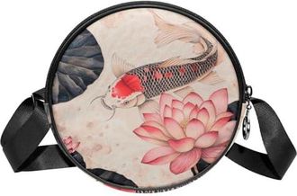 Generic Circle Sac &agrave; bandouli&egrave;re pour femme, petit sac &agrave; bandouli&egrave;re avec fermeture &eacute;clair, bretelles r&eacute;glables, style d&eacute;contract&eacute;, pour femmes et filles