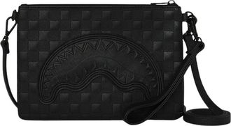 Sprayground Raised Check Crossover Clutch - - Bags - unisex - Schwarzk - ONE SIZE