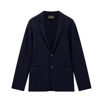 Emporio Armani Einreiher-Blazer - - Jackets - Herren - Blau - L