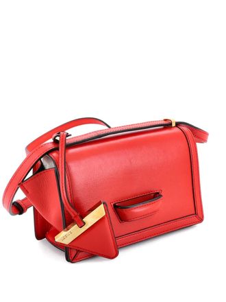 Loewe Barcelona Shoulder Bag Leather Small crossbody bag - Rot