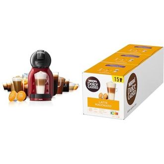 Nescaf&eacute; Dolce Gusto NESCAF&Eacute; Dolce Gusto Krups KP123H Mini Me Coffee Capsule Machine, 15 Bar, Compact, High Pressure Coffee Machine, Over 30 Coffee Creations, Choice of Dr