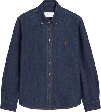 Ami Contrasted Ami De Coeur Shirt