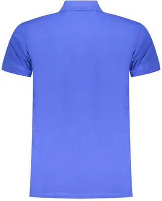 Iceberg Poloshirt Kurzarm Herren Polo Blau mit Dreieck & Relieflogo