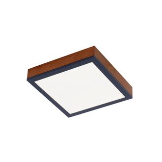 Lindby LED Deckenleuchte Laviona (Modern) aus Holz (1 flammig,) - Lampe Deckenlampe Wohnzimmerleuchte