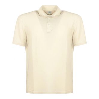 Fedeli Cotton Piquet Polo - - Tops - Herren - Beige - 4XL