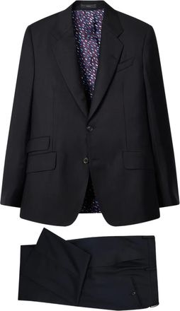 Paul Smith costume en laine à simple boutonnage - Noir