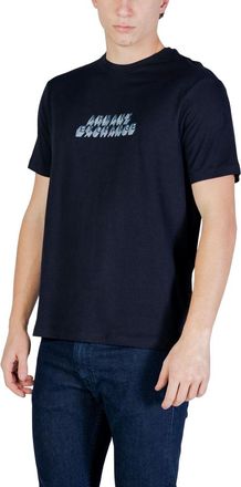 A|X Armani Exchange Logo-Printed Cotton T-Shirt - Black