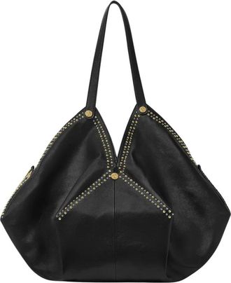 Versace Femme, Sacs, Noir, Taille: ONE Size Protea Embellished Large Shoulder Bag
