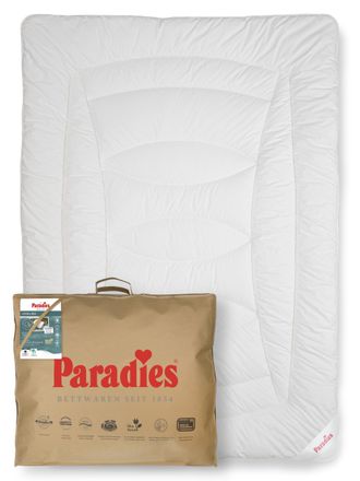 Paradies Ganzjahresdecke 155x220 cm - Avera Bio Ganzjahres-Bettdecke Lyocell, Steppdecke, optimierter Feuchtigkeitstransport
