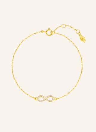 Leaf Armband Infinity Aus 18 Karat Gelbgold Mit Diamanten gold