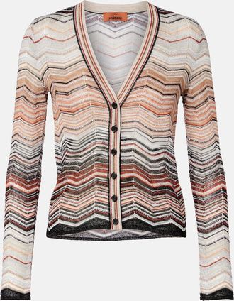 Missoni Cardigan aus Häkelstrick mit Pailletten