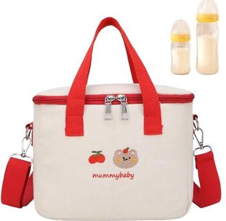 Generic Sac fourre-tout &agrave; couches - Sac de maternit&eacute;, joli sac &agrave; langer | Sac &agrave; langer r&eacute;glable de qualit&eacute; sup&eacute;rieure avec fermeture &eacute;clair, sac &agrave; langer gran