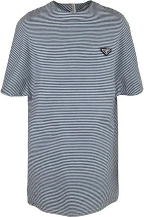 Prada Damen, Oberteile, Blau, 4XLGr&ouml;&szlig;e