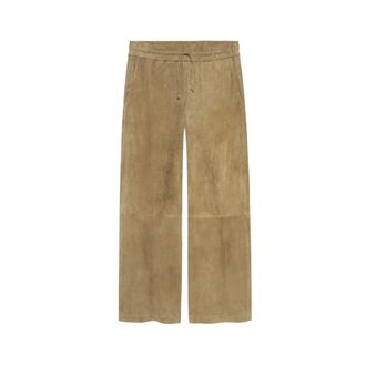 Arma Femme, Pantalons, Vert, Taille: 38 FR Blair Stretch Suede