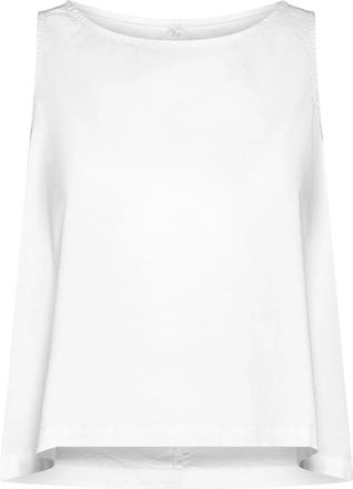 Deha Deha, Femme, Tops, Blanc, Taille: 36 FR Canotta in Popeline