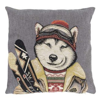 Mars & More Gobelin Kissen Ski Husky
