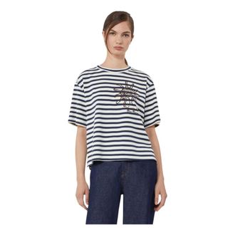 Max Mara Femme, Tops, Bleu, Taille: 42 FR Wkdsabato T-shirt