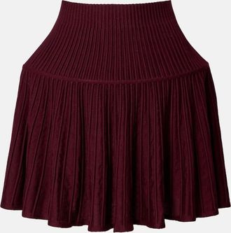 Alaia Ala&iuml;a Minirock aus Rippstrick