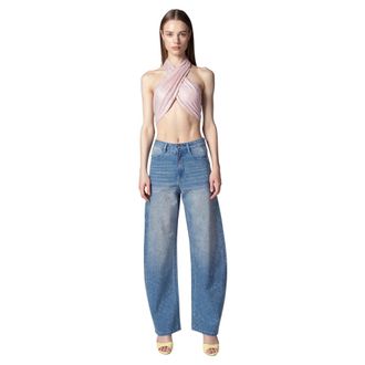 twentyfour Femme, Jeans, Bleu, Taille: W28 Haitch Wide Jeans