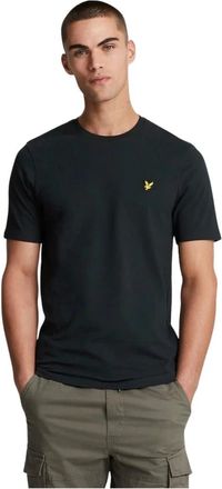 Lyle & Scott Homme, Tops, Bleu, Taille: XS T-shirt Classique
