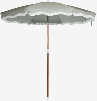 Sklum Sklum - Parasol Jarko &Oslash;230 cm en tissu et acier Vert Kaki