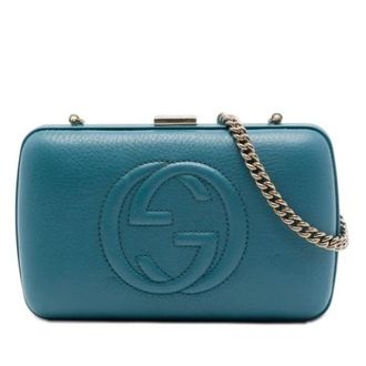 Gucci Pre-owned Clutch on Chain - - Pre-owned - Damen - Blau - ONE SIZE