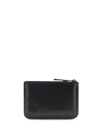 Comme Des Gar&ccedil;ons Mens Leather Wallet Black Calf Bos Taurus