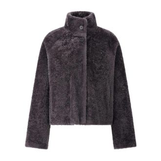 Arma Wendbare Teddyjacke mit Leder - - Jackets - Damen - Grau - M