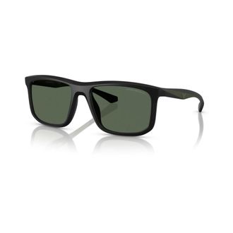 Emporio Armani Homme, Accessoires, Noir, Taille: 57 MM Lunettes de soleil carr&eacute;es