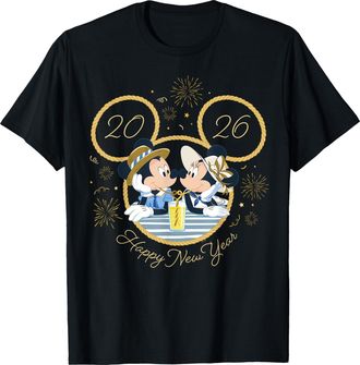 Disney Mickey & Minnie Happy New Year 2026 Cruise Vacation T-Shirt