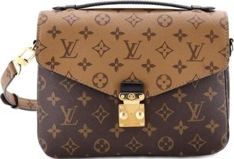 Louis Vuitton Pochette Metis Reverse Monogram Canvas crossbody bag - Braun