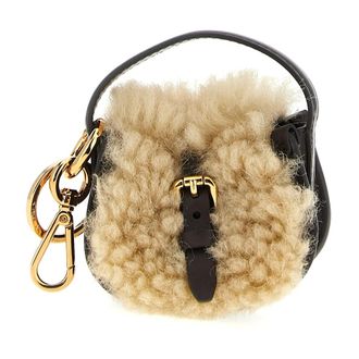 Etro Shearling Bag Cindolo - - Bags - Damen - Beige - ONE SIZE