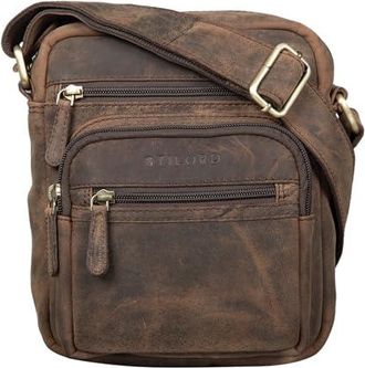 STILORD Fabian Sac à Bandoulière Cuir Petit 9,7 Pouces Sac Tablette pour Hommes et Femmes Vintage Sacs à Lépaule Croisé Cuir Véritable, Couleur:Colorado - Mar