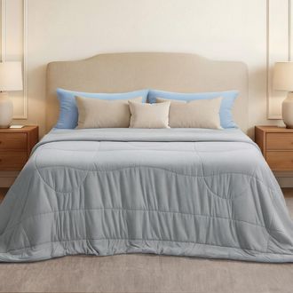 Bedsure Bettdecke Ohne Bezug K&uuml;hlende - Bettdecke 200x200 K&uuml;hldecken zum Schlafen - Leicht Atmungsaktiv Schwei&szlig;frei Cooling Blanket F&uuml;r Nachtschwitzer Doppels