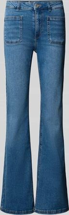 Tom Tailor High Waist Bootcut-Jeans aus reiner Baumwolle