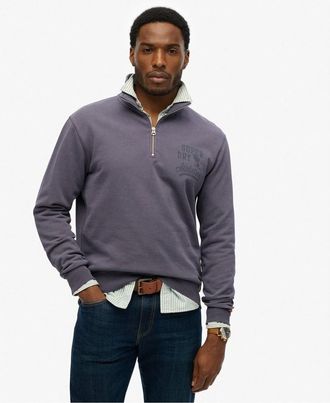 Superdry Sweat &agrave; demi-zip Athletic Essentials