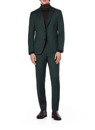 Digel Herren Anzug grün Schurwolle