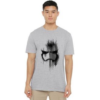 Star Wars T-Shirt &agrave; Manches Courtes Trooper Mask pour Homme, Gris (Grey Marl), M UK
