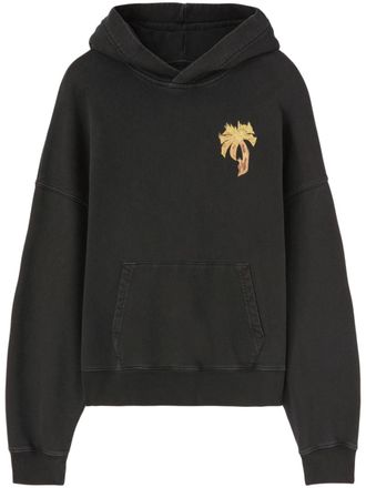 Palm Angels Burning Palm Hoodie - Schwarz