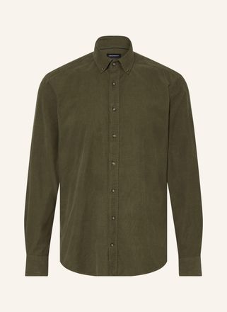 Strokesman's Strokesmans Cordhemd Regular Fit gruen