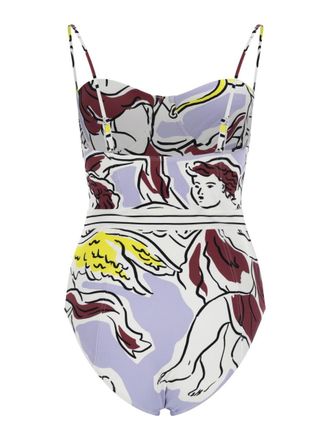 Tory Burch Recycled Polyamide One-Piece Swimsuit - Multicolor