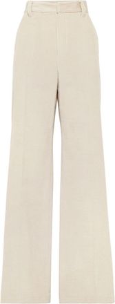 Brunello Cucinelli Cordhose mit weitem Bein - Nude