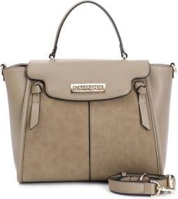 Caf&egrave;noir Sac &Agrave; Main &Agrave; Rabat En Mati&egrave;re Grain&eacute;e Et Effet Daim, Pour Femme, Couleur Marron, Taille Taille Unique